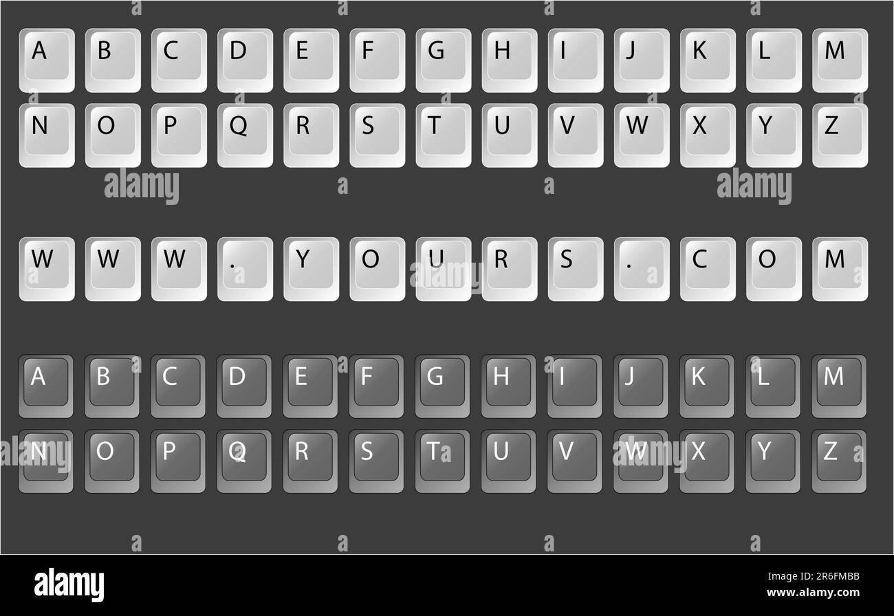 Keyboard Keys Illustration Stock Vector Image & Art - Alamy