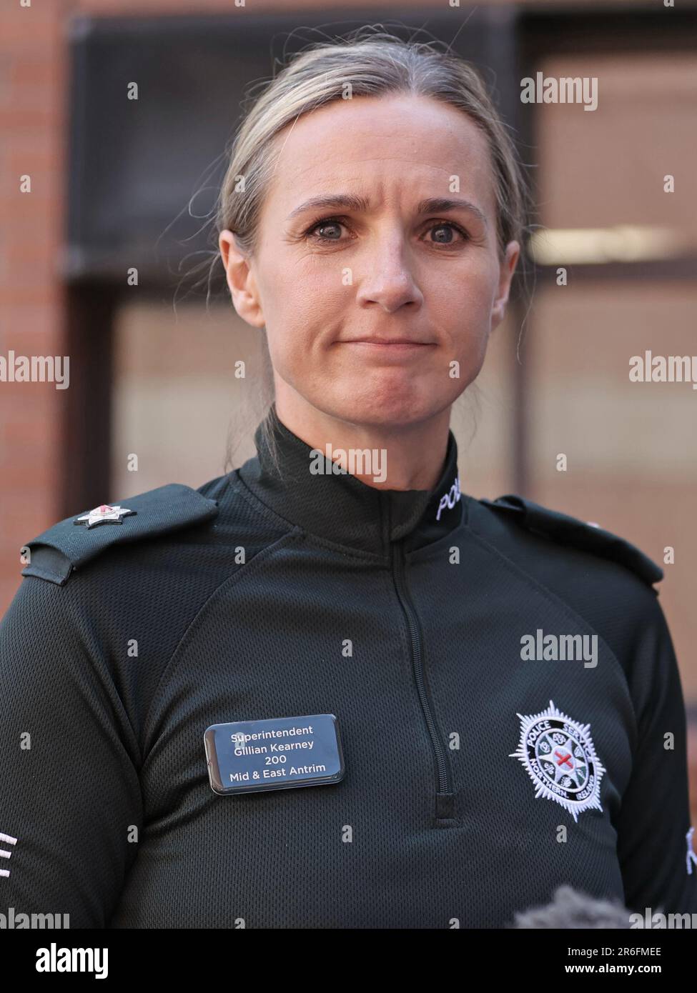 PSNI Superintendent Gillian Kearney speaks during a press conference ...