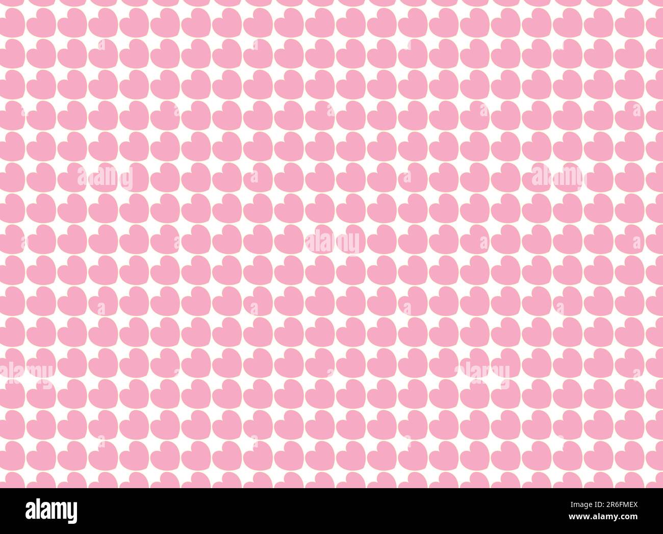 Vector swatch heart striped fabric wallpaper in pink and ecru that ...