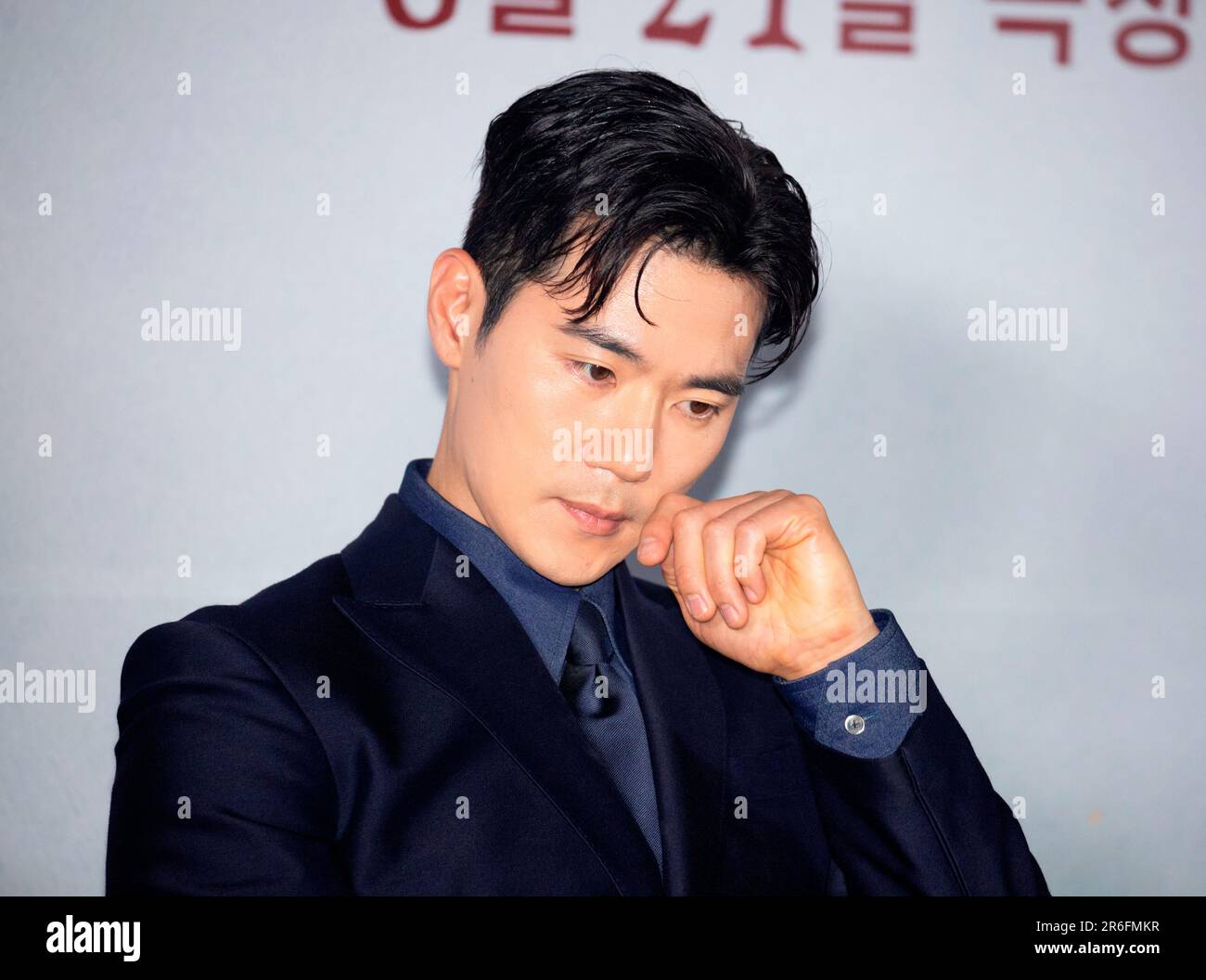 Seoul South Korea 08062023 Kim Kang Woo June 8 2023 Cast Member Kim Kang Woo Attends A
