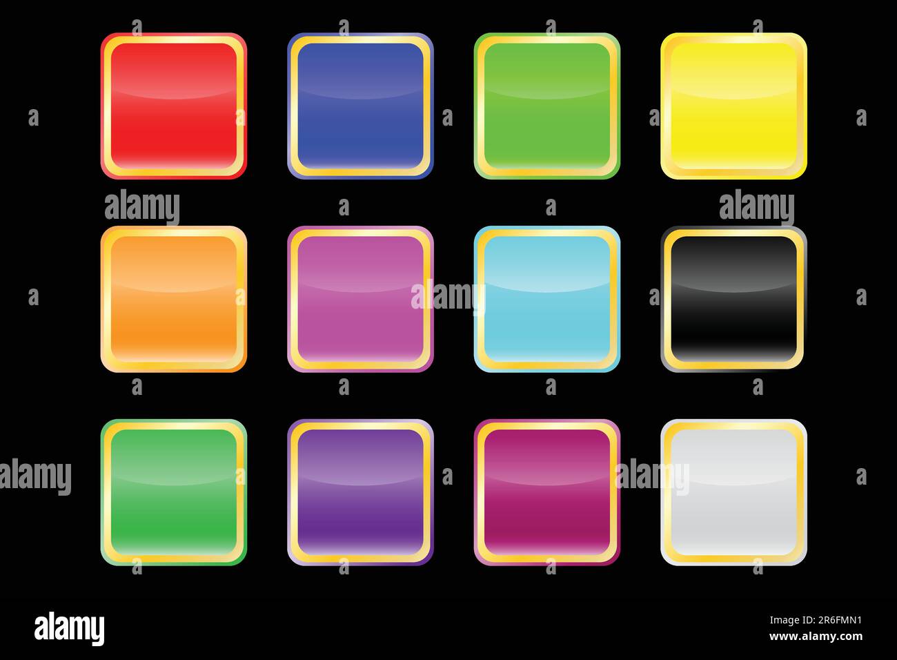 Orange glassy icon buttons hi-res stock photography and images - Alamy