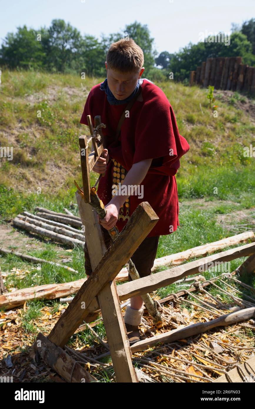 Roman Fort, Roman Event, Park in the Past, Auxilia, Holt, Wrexham ...