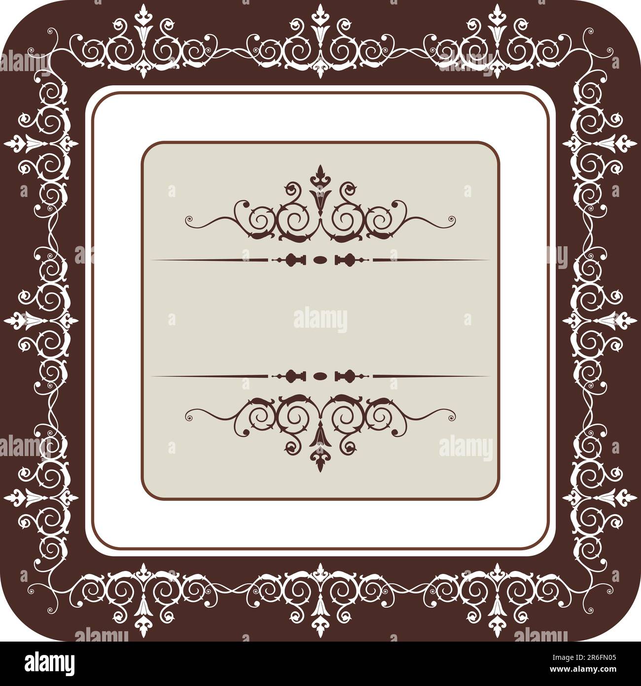 Vintage style frame, full scalable vector graphic for easy editing and ...