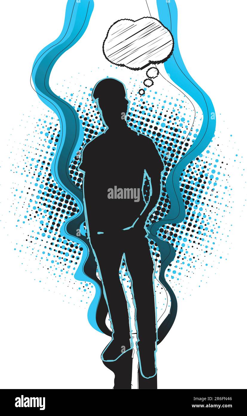 Cool man feel Stock Vector Images - Alamy