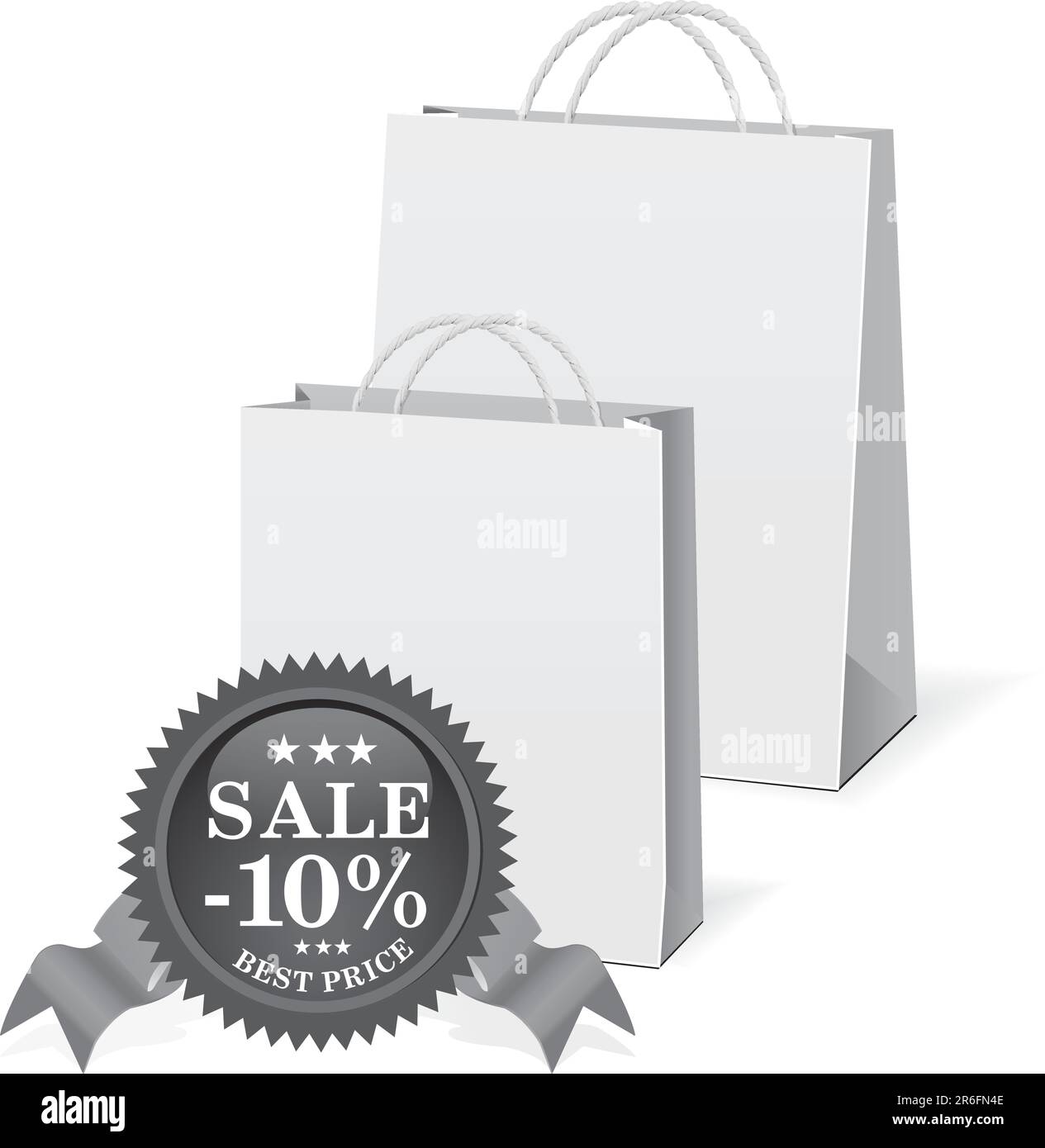 Vector Shopping Paper Bags Stock Vector Image And Art Alamy
