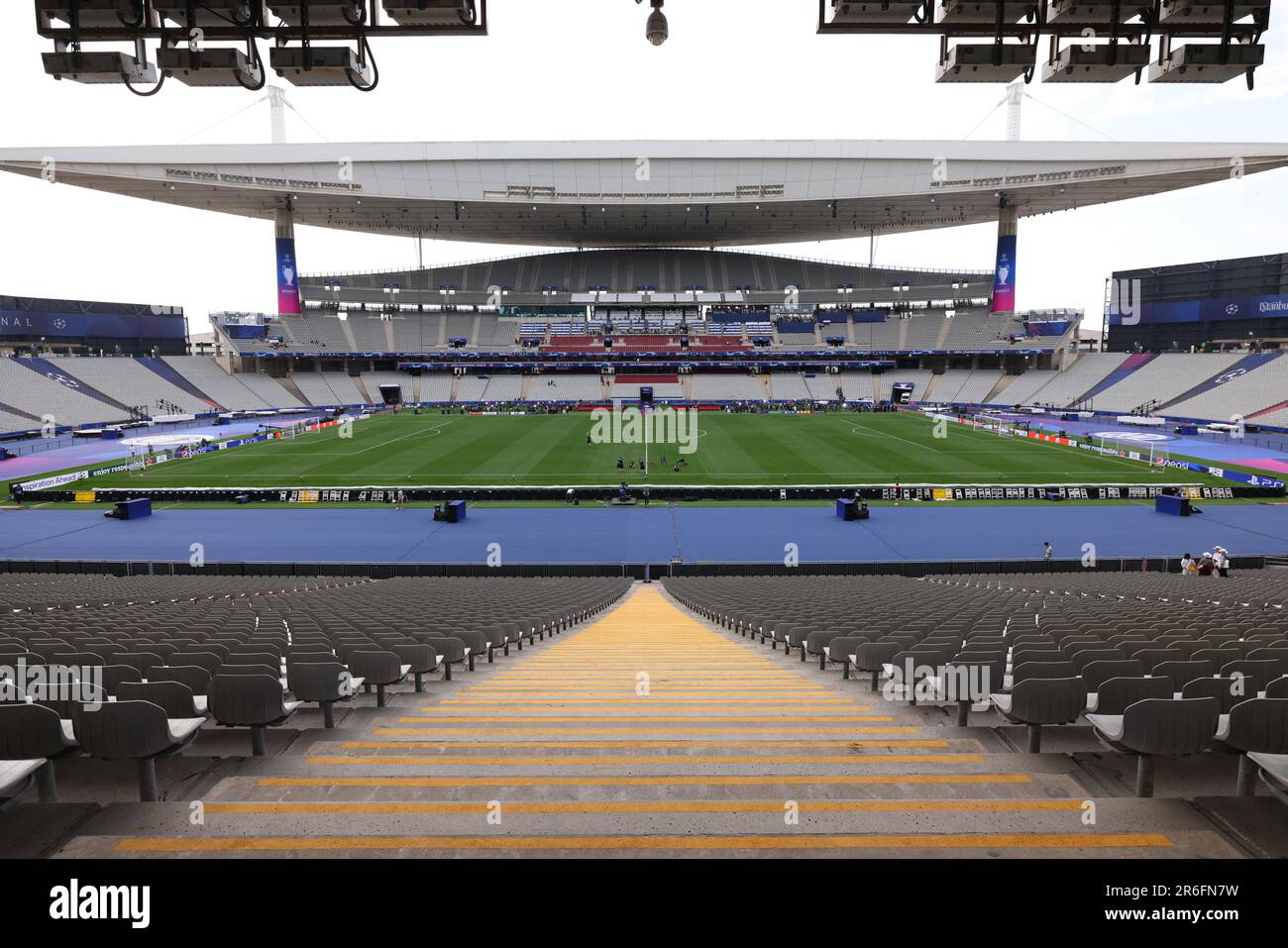 Ataturk Olympic Stadium, Istanbul, Turkey. 9th June, 2023. Press ...
