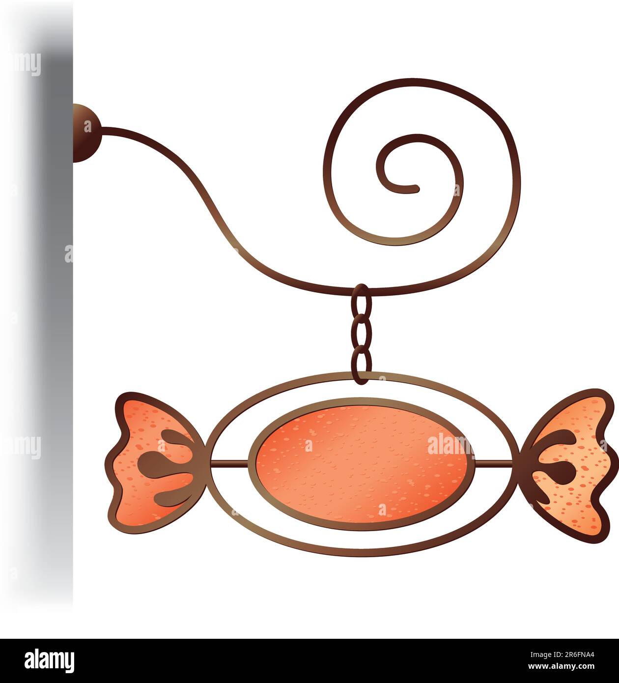 Old metal structure in Stock Vector Images - Alamy