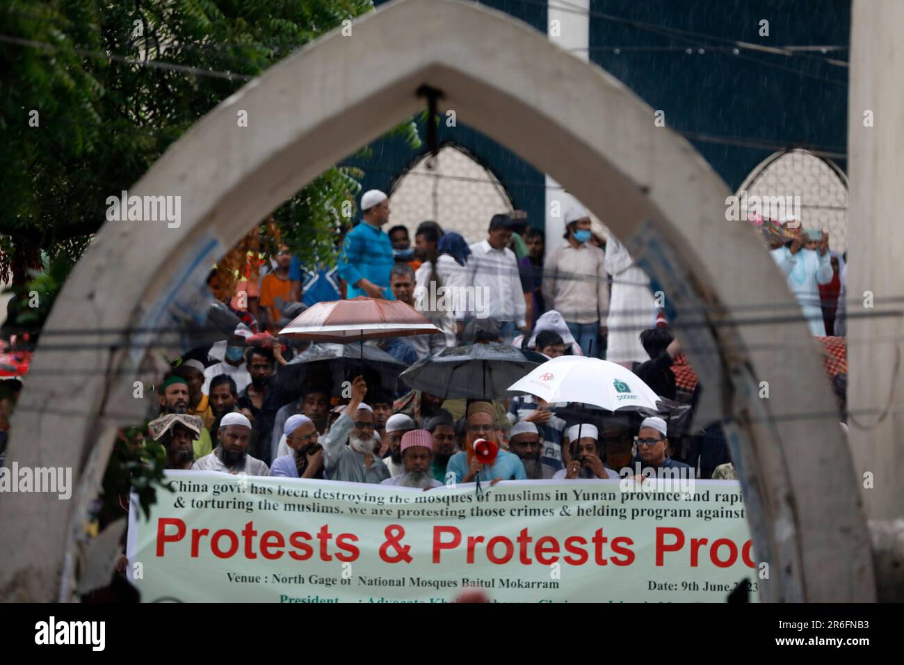 Dhaka, Bangladesh - June 09, 2023: Islamic Movement Bangladesh took out ...