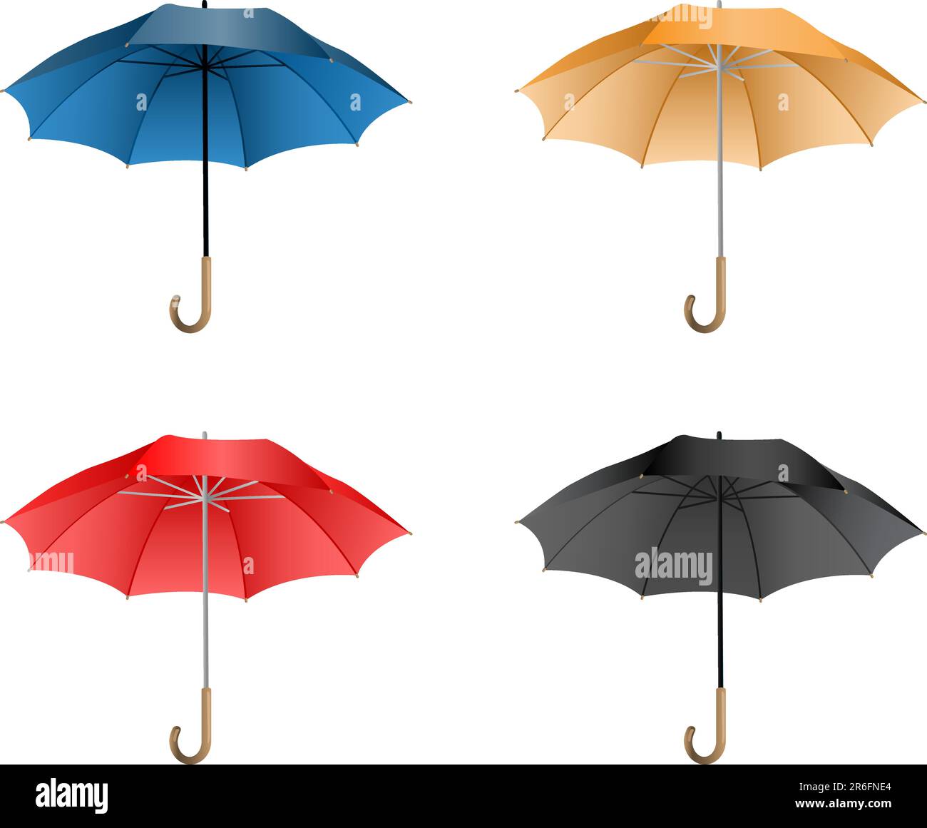 umbrella vector illustration Stock Vector Image & Art - Alamy