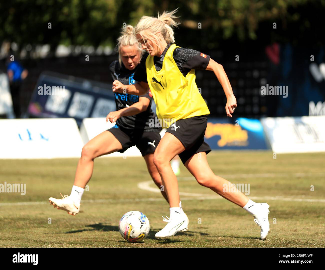 Kaylyn Kyle (right) during a training session at Champneys Tring ahead ...