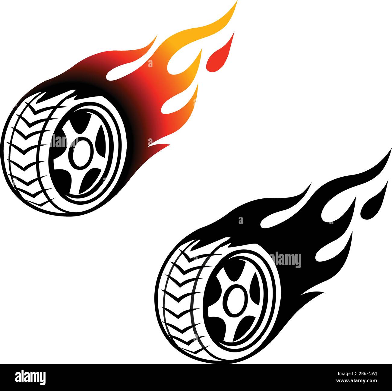 Rolling motorcycle Stock Vector Images - Alamy
