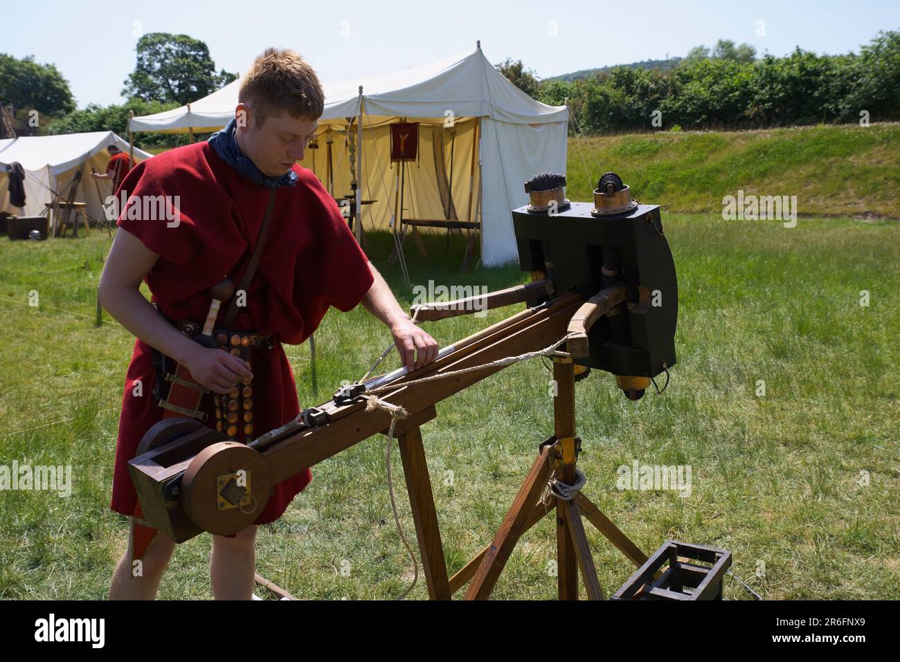 Roman event park in the past hi-res stock photography and images - Alamy