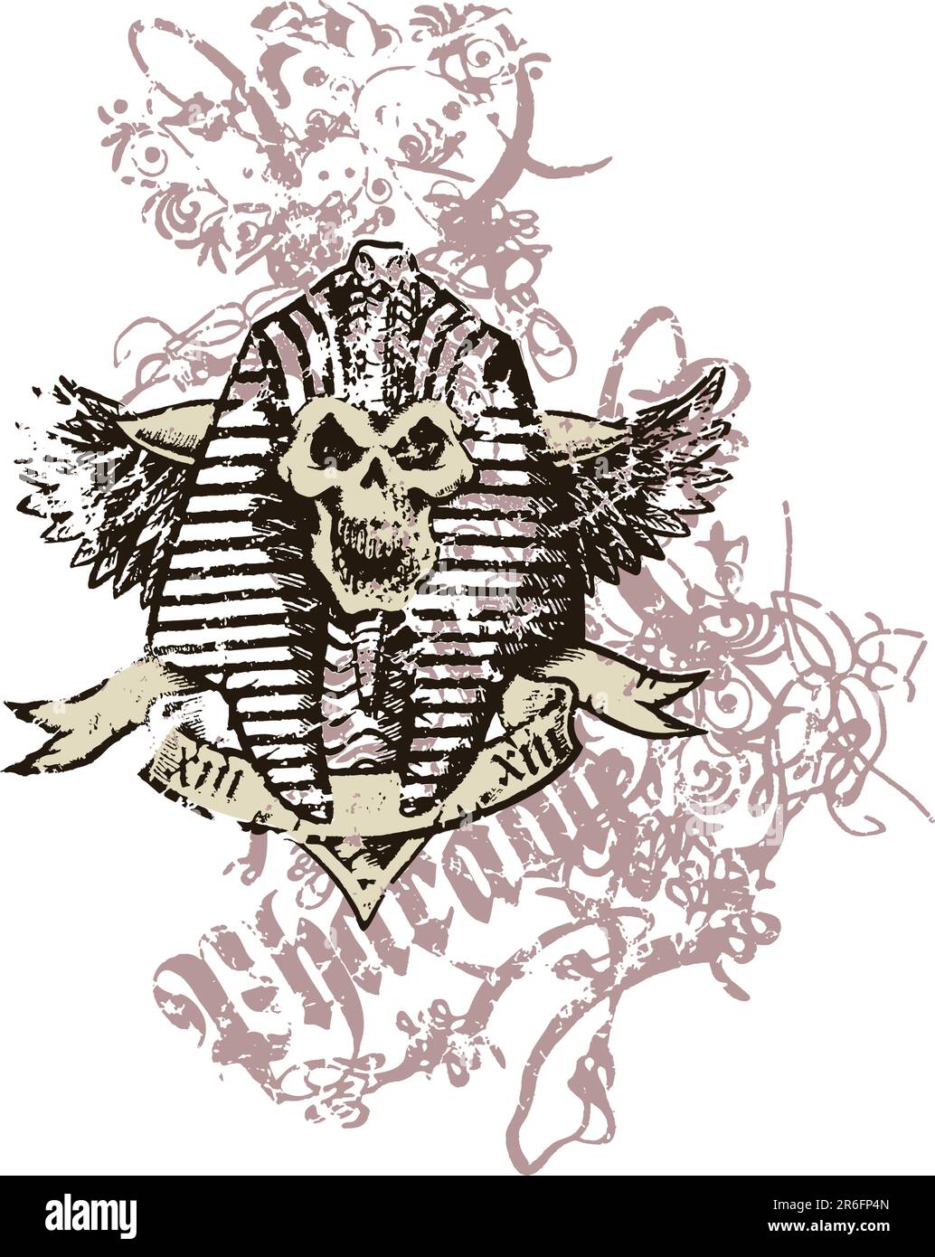 Vintage skull in indian hi-res stock photography and images - Alamy