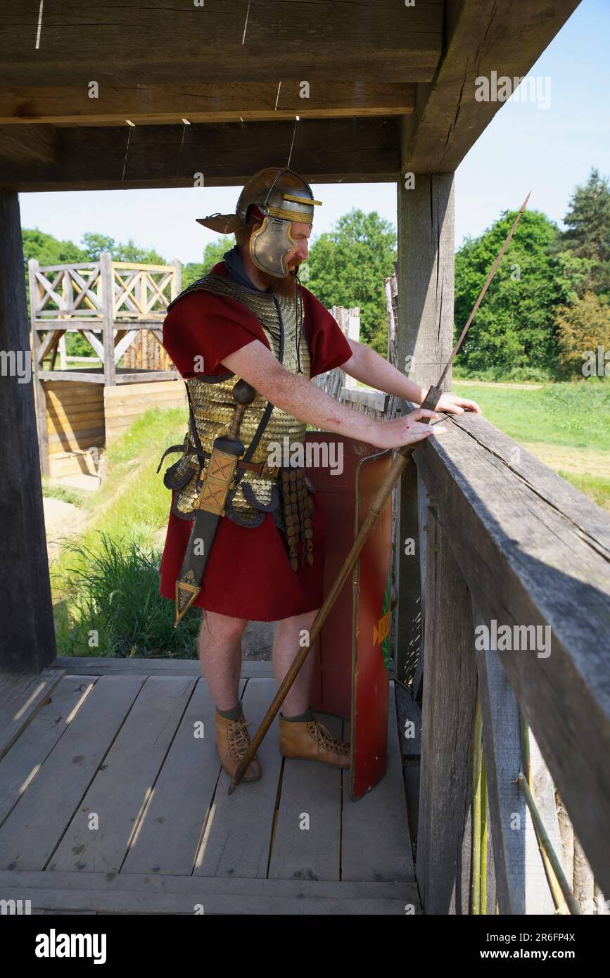 Roman event park in the past hi-res stock photography and images - Alamy