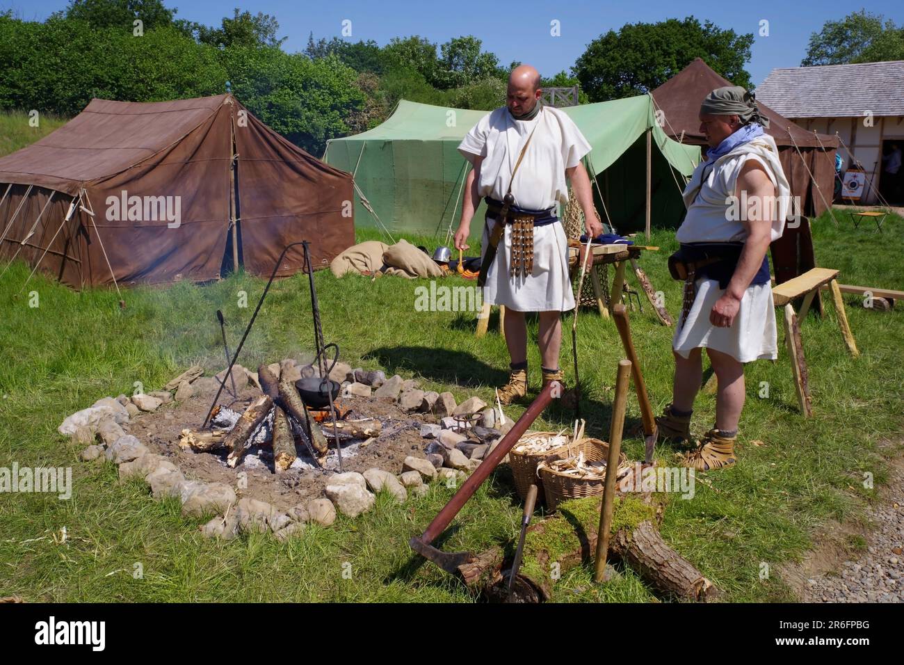 Auxilia, Roman Fort, Park in the Past, Holt, Wrexham, North East Wales ...