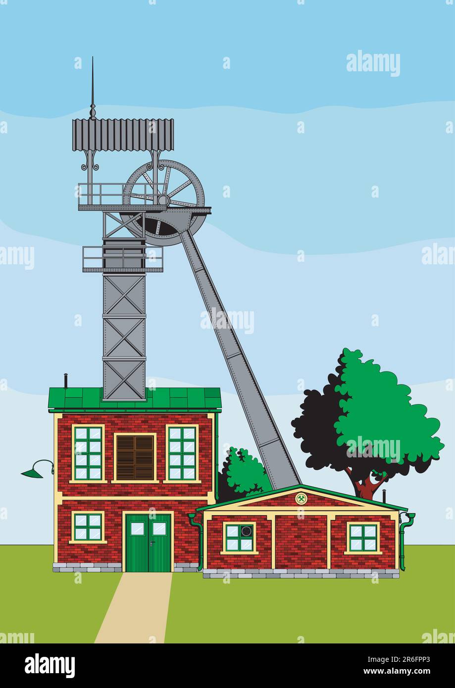 Coal mine Stock Vector Images - Alamy