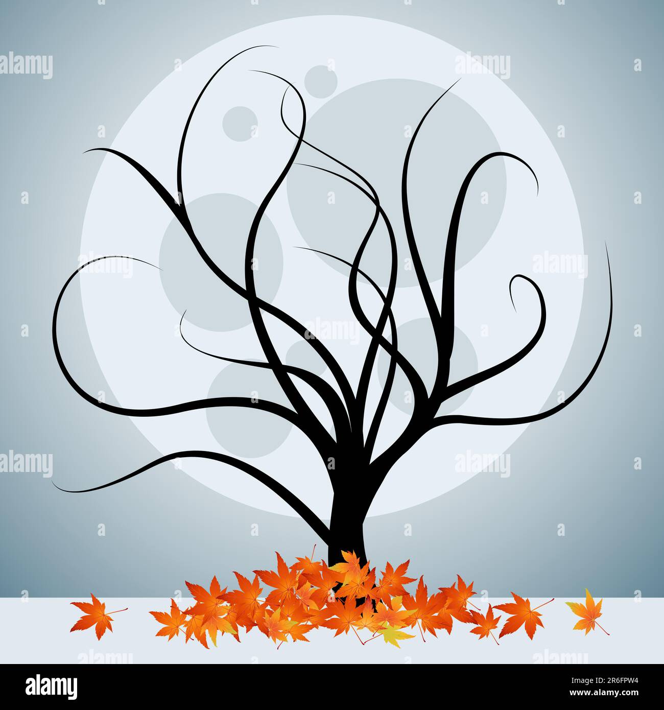 Abstract tree vector illustration Stock Vector Image & Art - Alamy