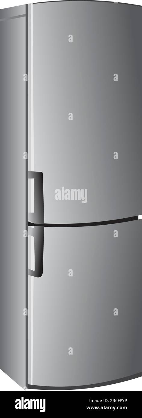 Realistic refrigerator - Vector Stock Vector Image & Art - Alamy