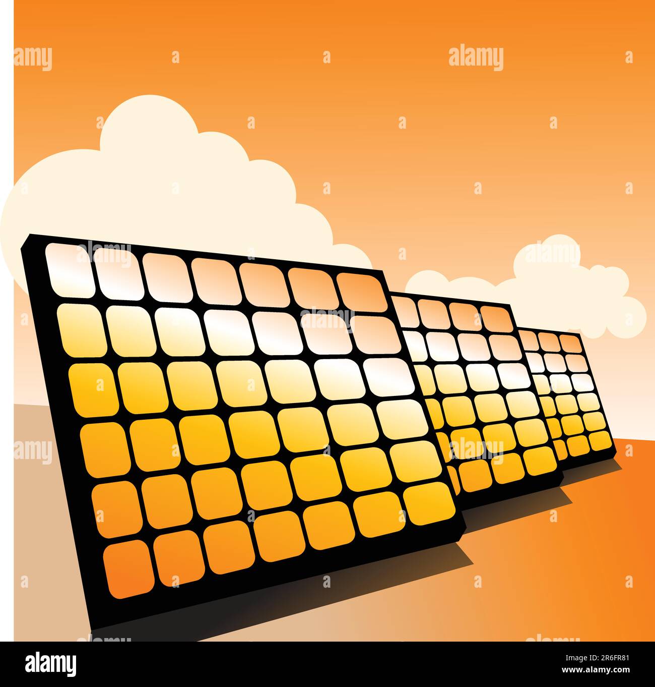 Solar panel, alternative energy concept, vector illustration Stock ... Solar panel, alternative energy concept, vector illustration Stock ...