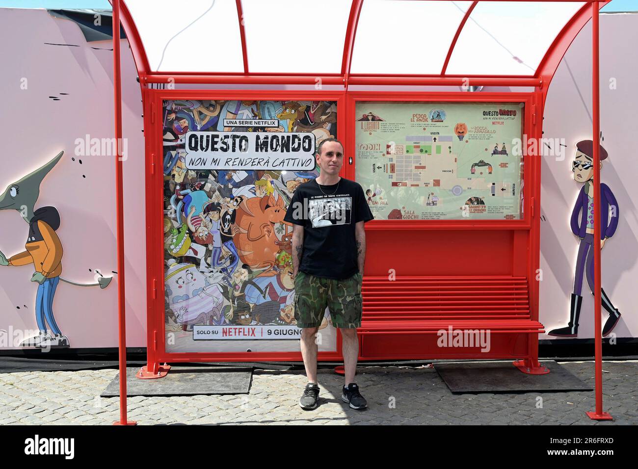 Zerocalcare / Michele Rech beim Photocall zur NetflixAnimationsserie 'Questo mondo non mi ...