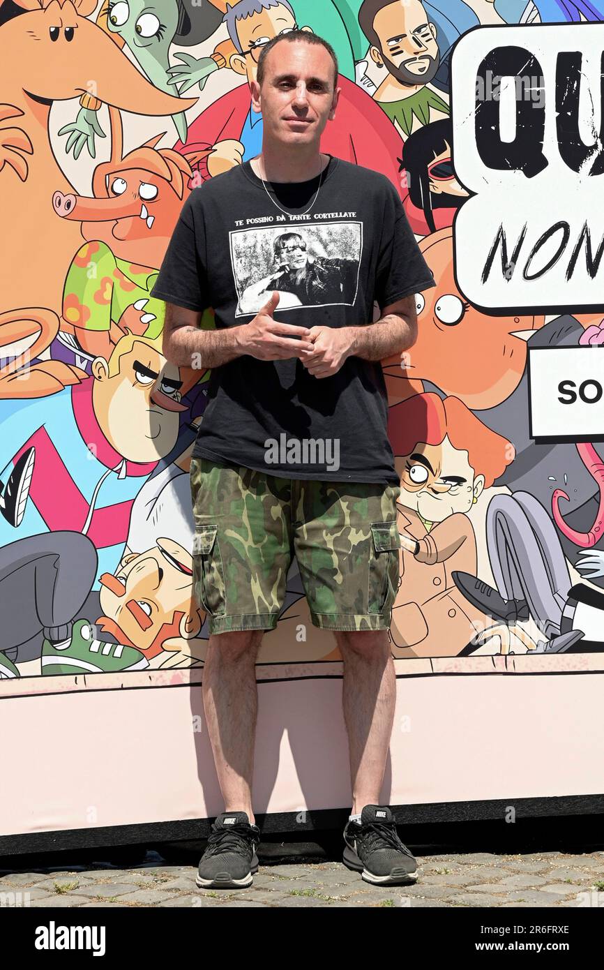 Zerocalcare / Michele Rech beim Photocall zur NetflixAnimationsserie 'Questo mondo non mi ...