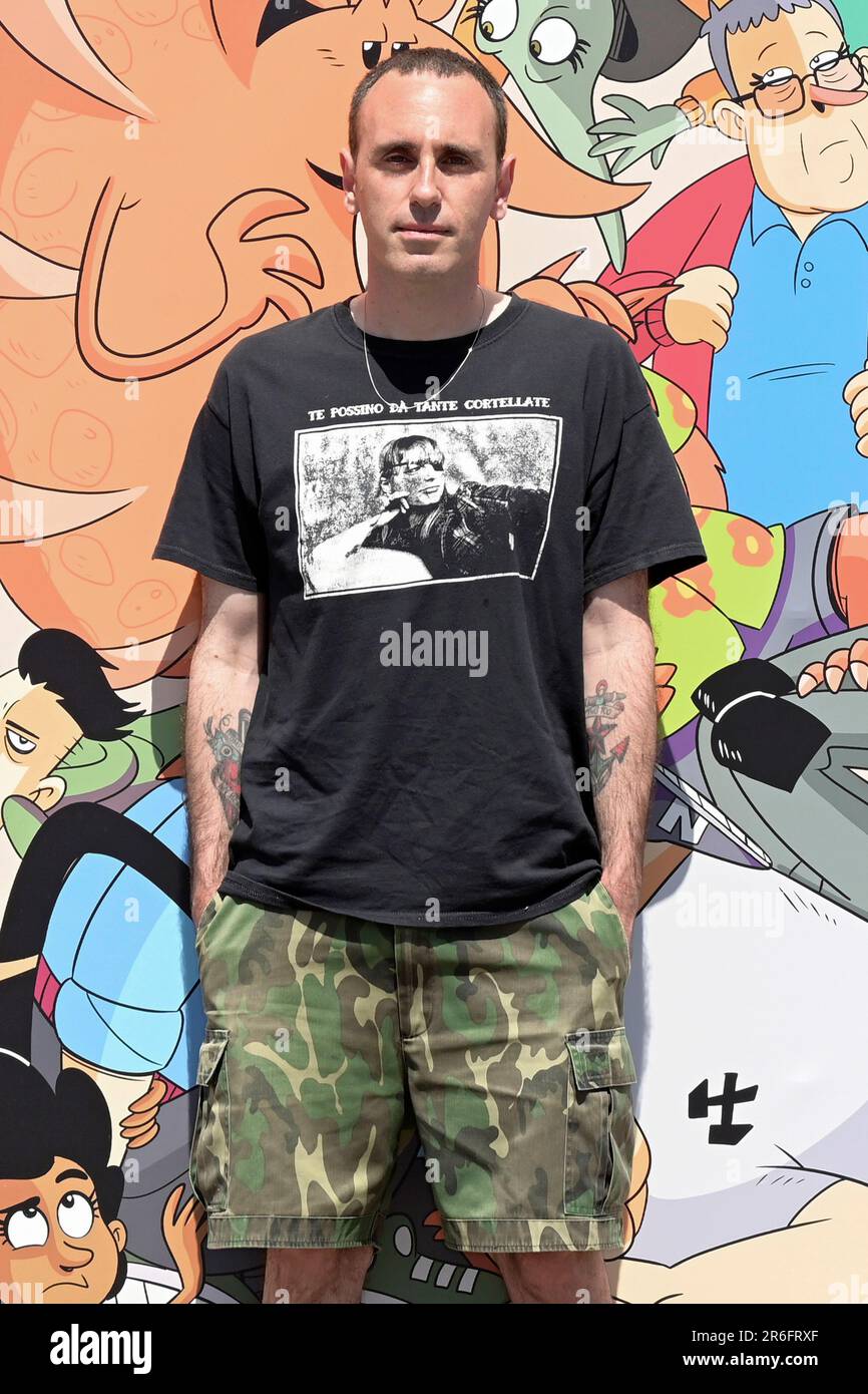 Zerocalcare / Michele Rech beim Photocall zur NetflixAnimationsserie 'Questo mondo non mi ...