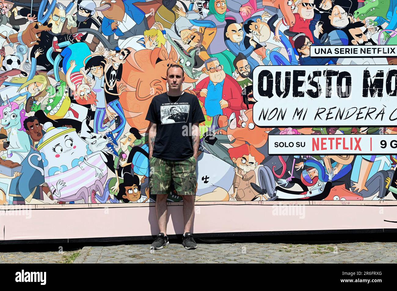 Zerocalcare / Michele Rech beim Photocall zur NetflixAnimationsserie 'Questo mondo non mi ...