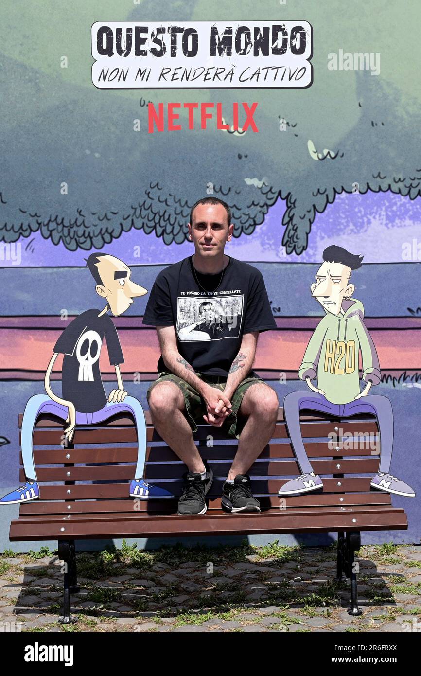 Zerocalcare / Michele Rech beim Photocall zur NetflixAnimationsserie 'Questo mondo non mi ...