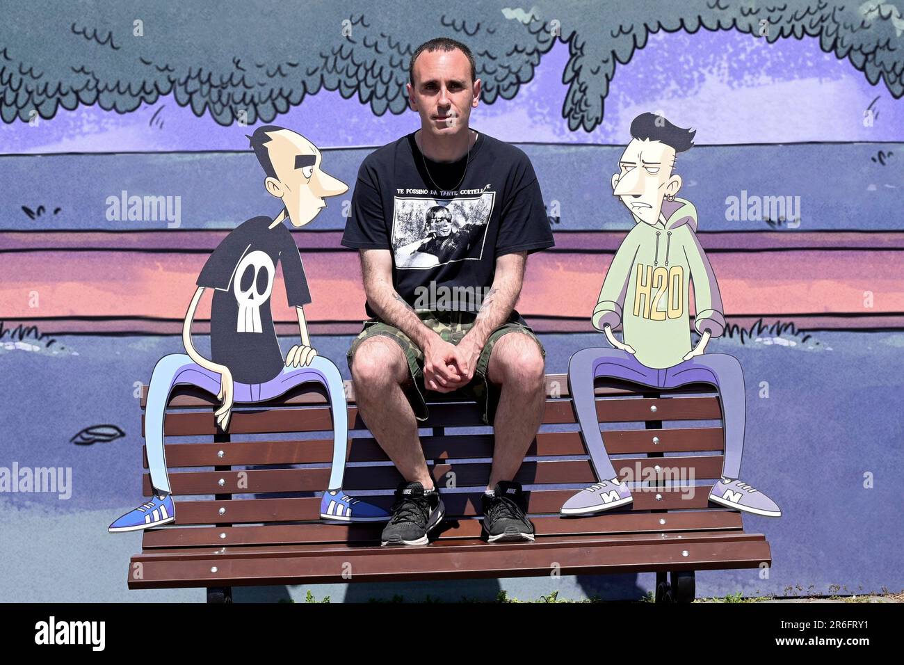 Zerocalcare / Michele Rech beim Photocall zur NetflixAnimationsserie 'Questo mondo non mi ...