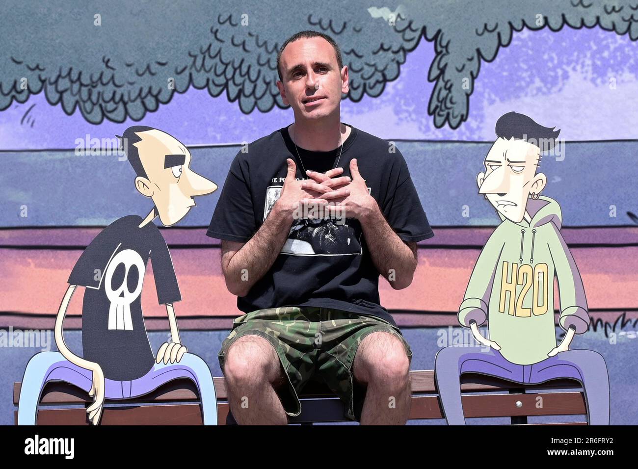 Zerocalcare / Michele Rech beim Photocall zur NetflixAnimationsserie 'Questo mondo non mi ...