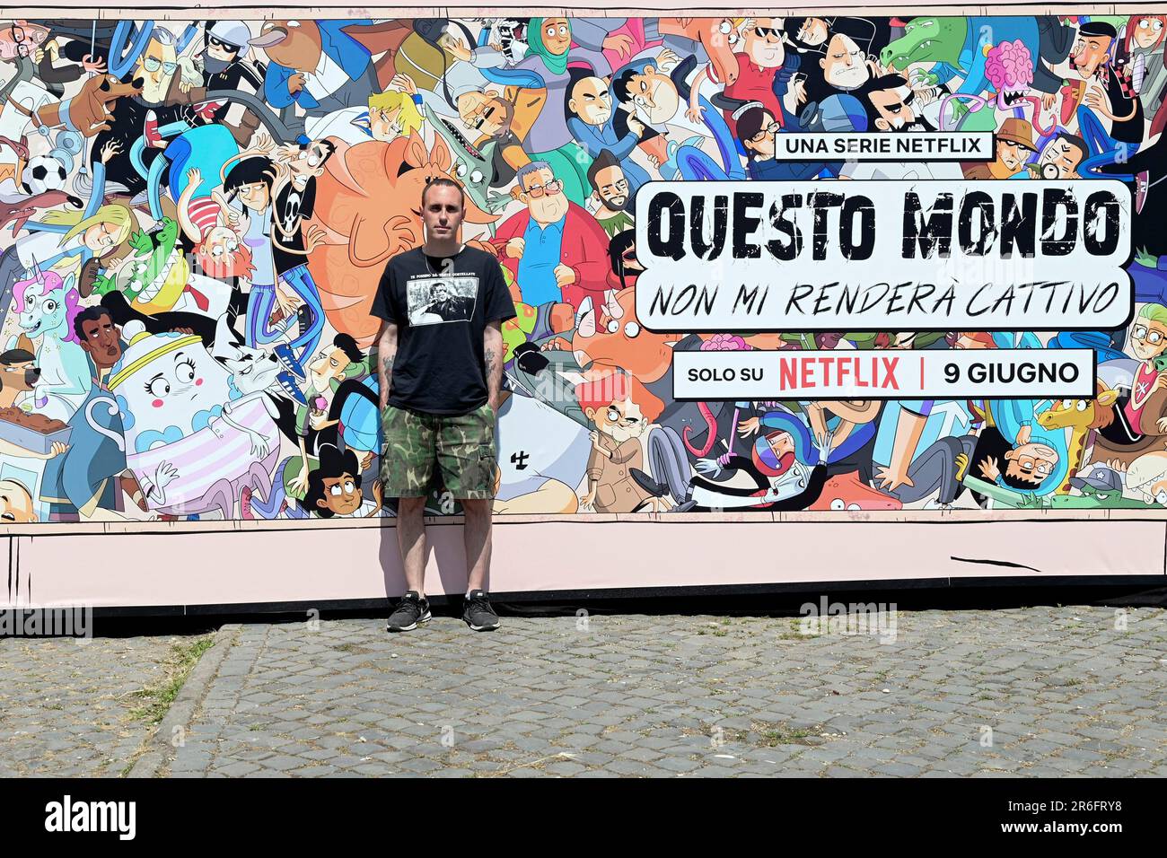 Zerocalcare / Michele Rech beim Photocall zur NetflixAnimationsserie 'Questo mondo non mi ...