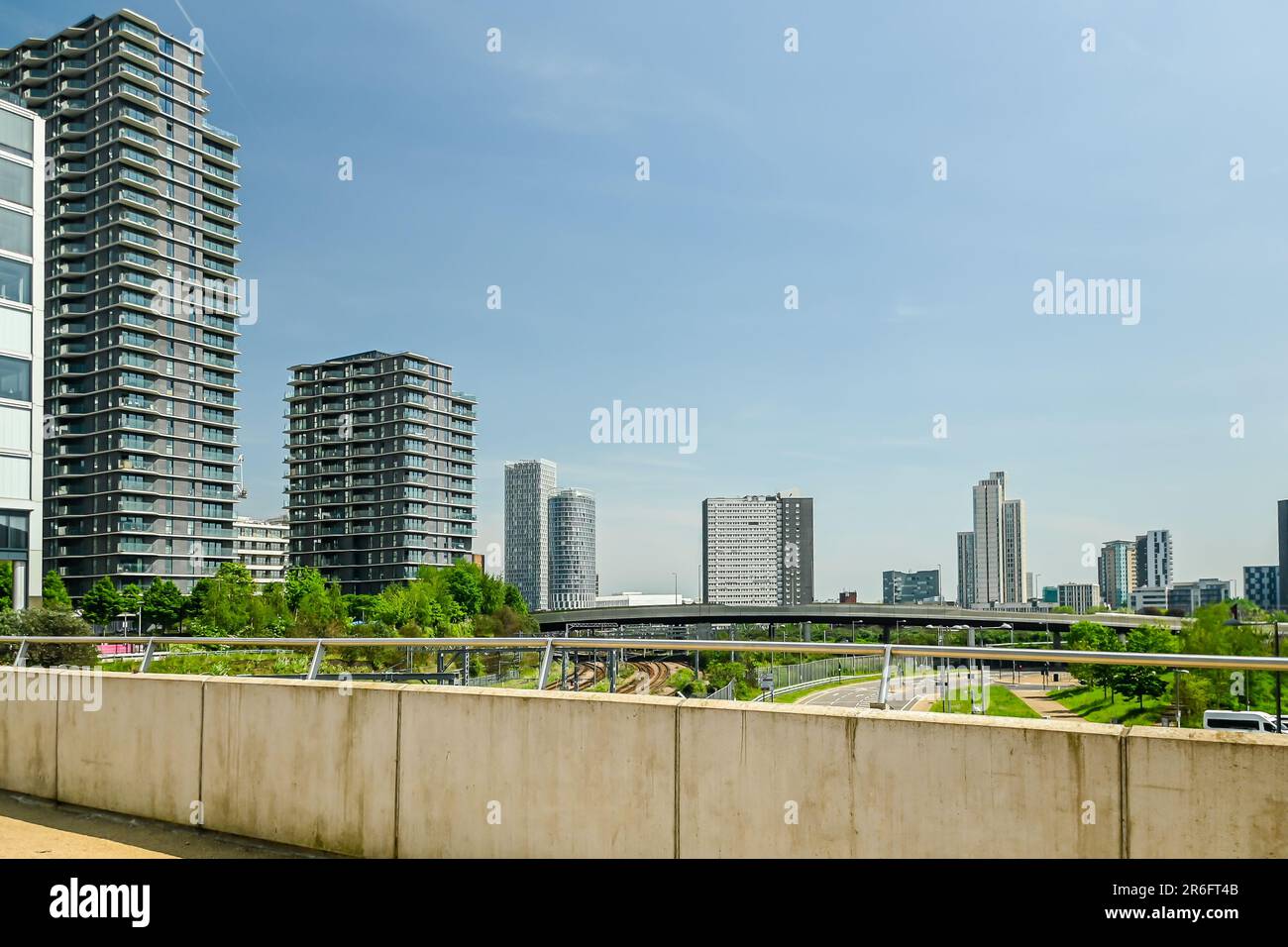High rise apartment buildings in Stratford, East London Stock Photo - Alamy