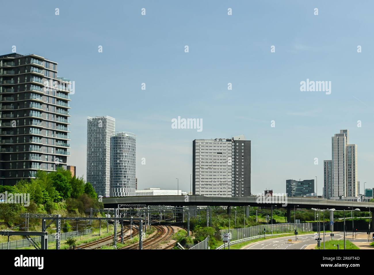 High rise apartment buildings in Stratford, East London Stock Photo - Alamy