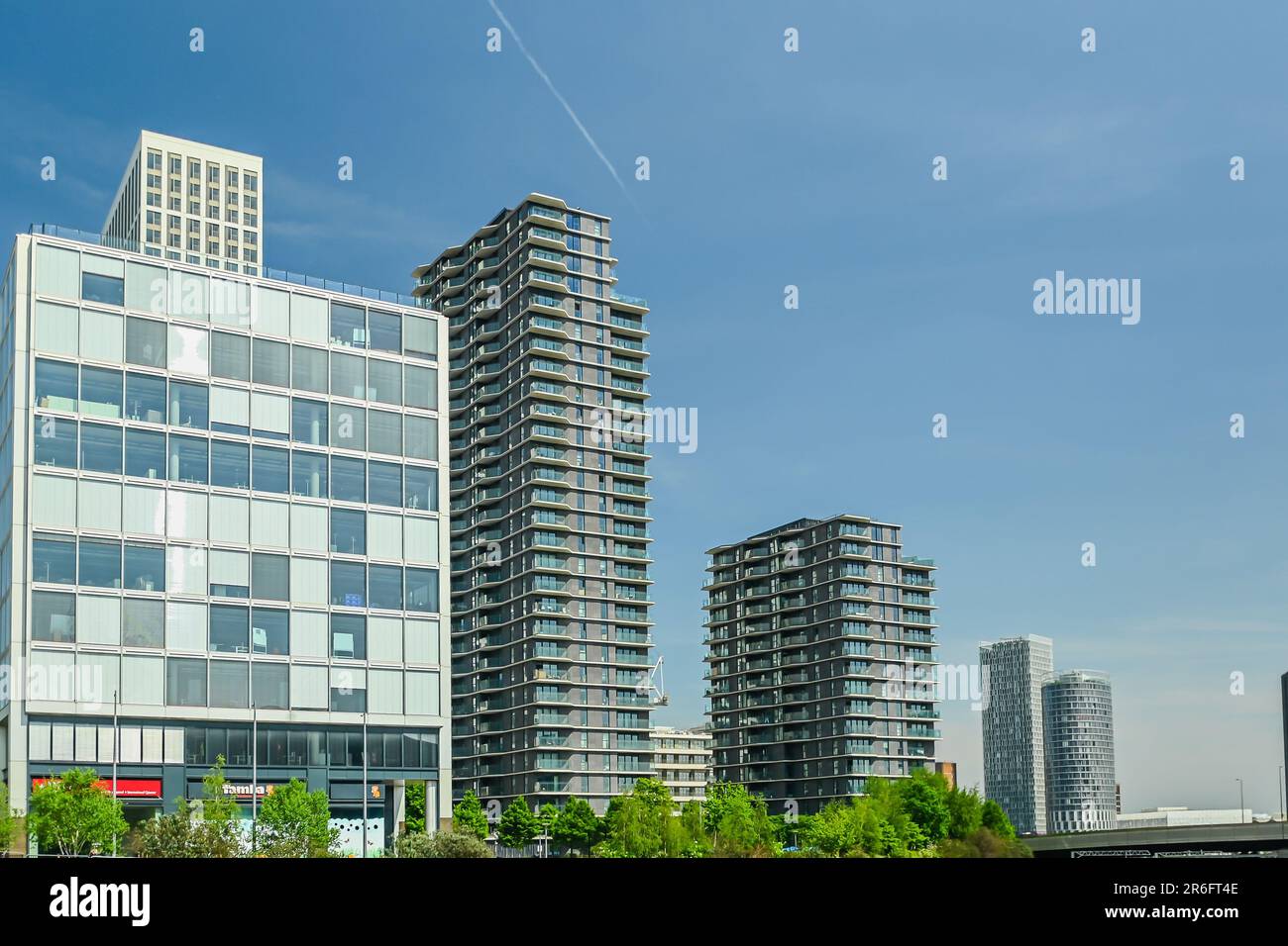 High rise apartment buildings in Stratford, East London Stock Photo - Alamy