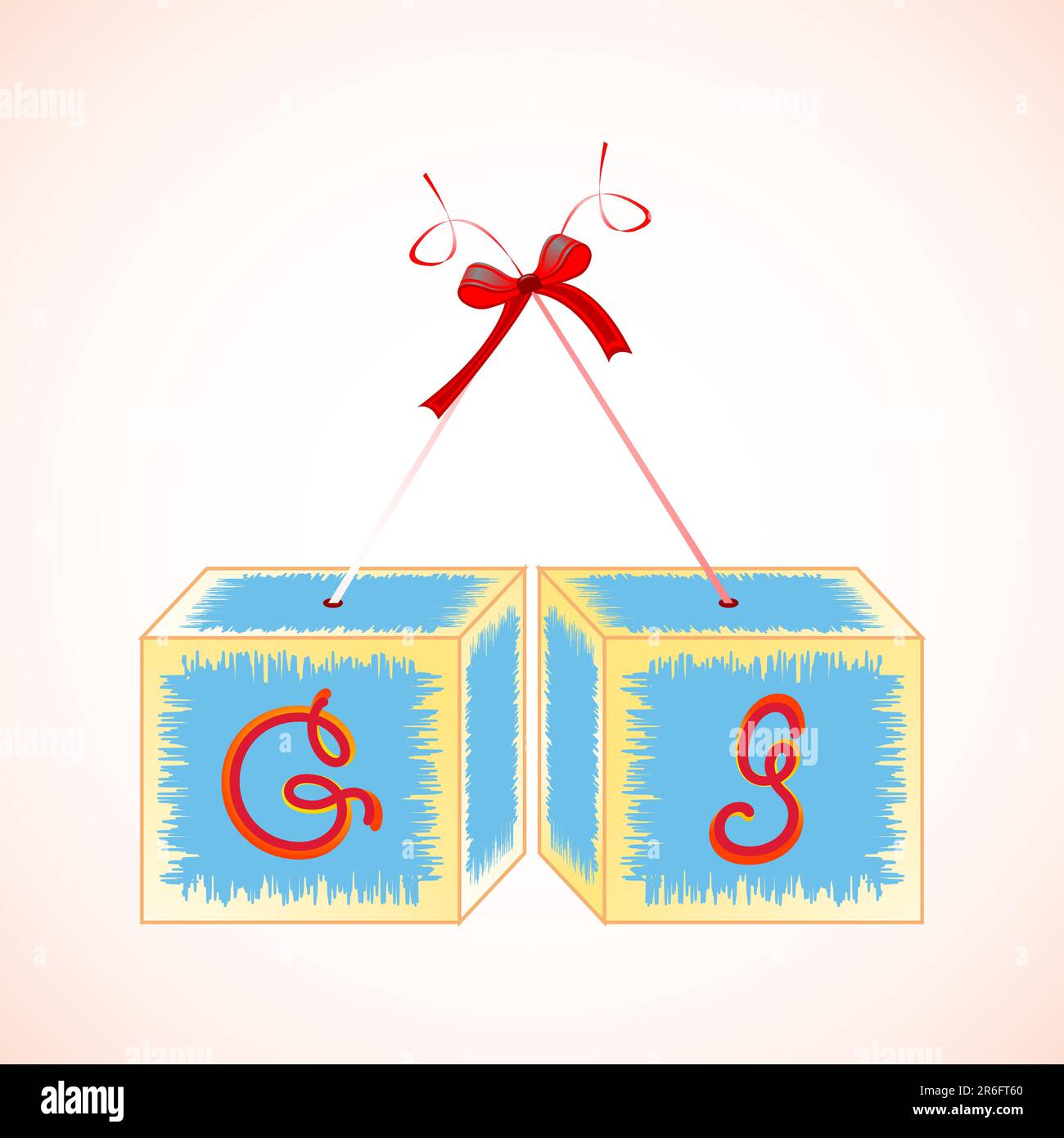 cubes alphabet G, abstract art illustration Stock Vector Image & Art ...
