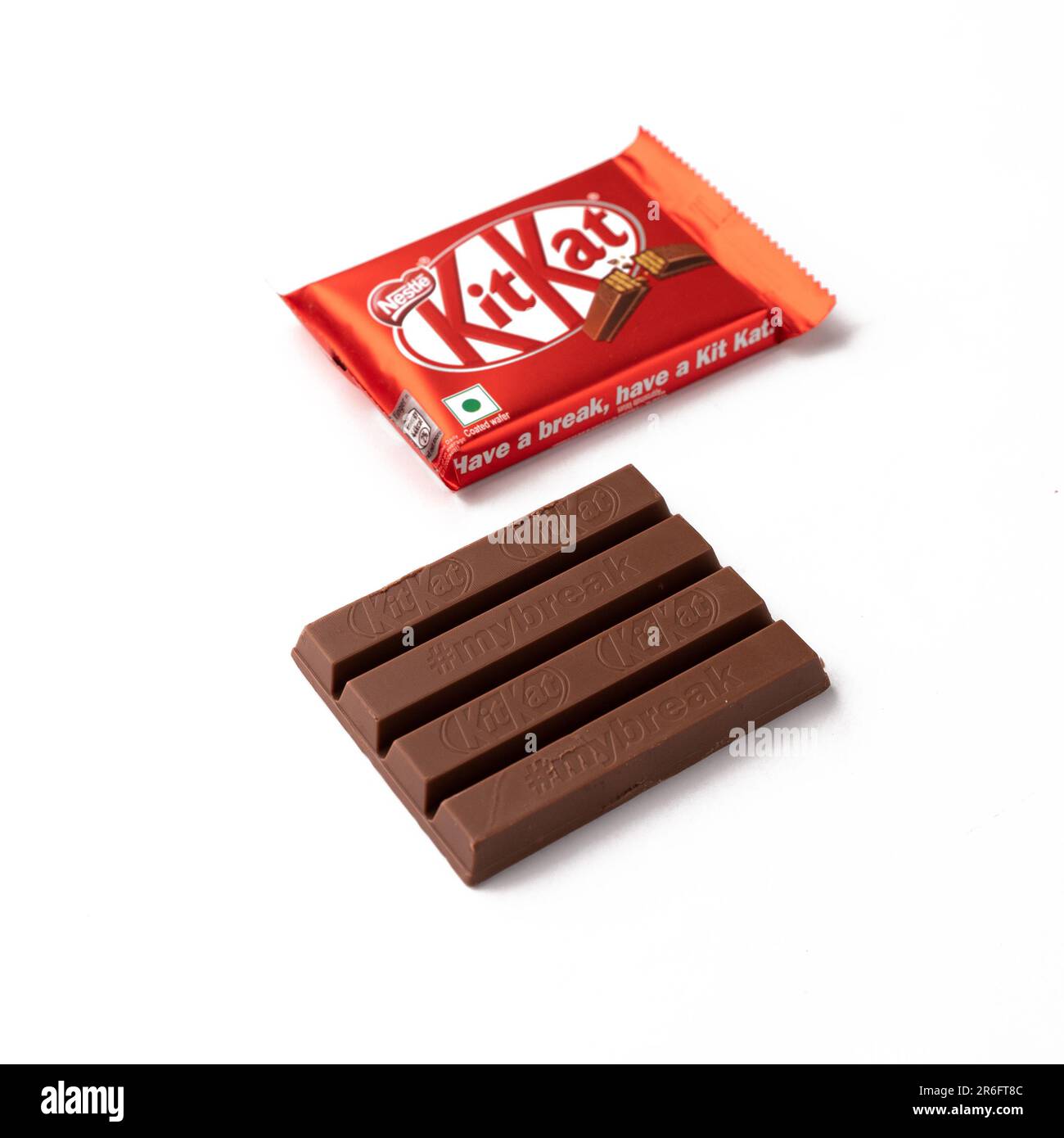 Assam, india - Augest 15, 2020 : Kitkat chocolate bar isolated stock ...
