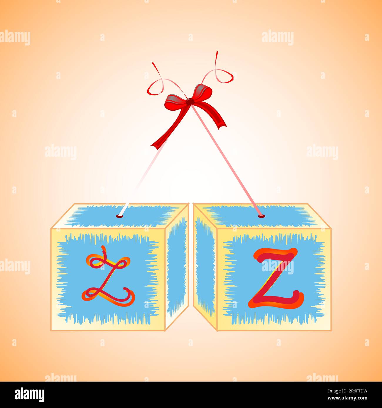 cubes alphabet Z, abstract art illustration Stock Vector Image & Art ...