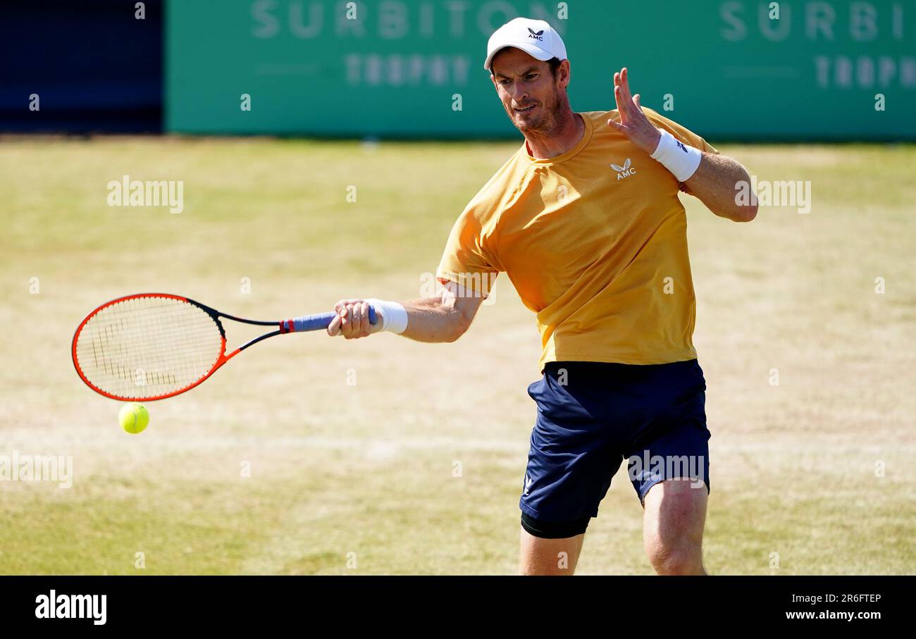 Andy Murray during his quarter final match against Jason Kubler (not ...