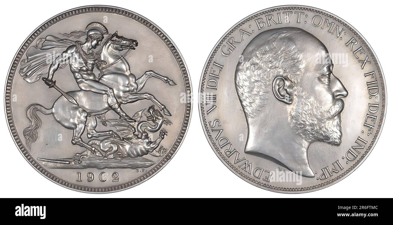 Old uk coins Cut Out Stock Images & Pictures - Alamy