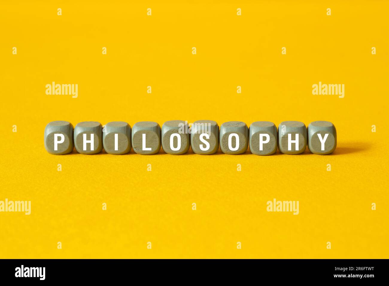 Philosophy - word concept on building blocks, text, letters Stock Photo ...