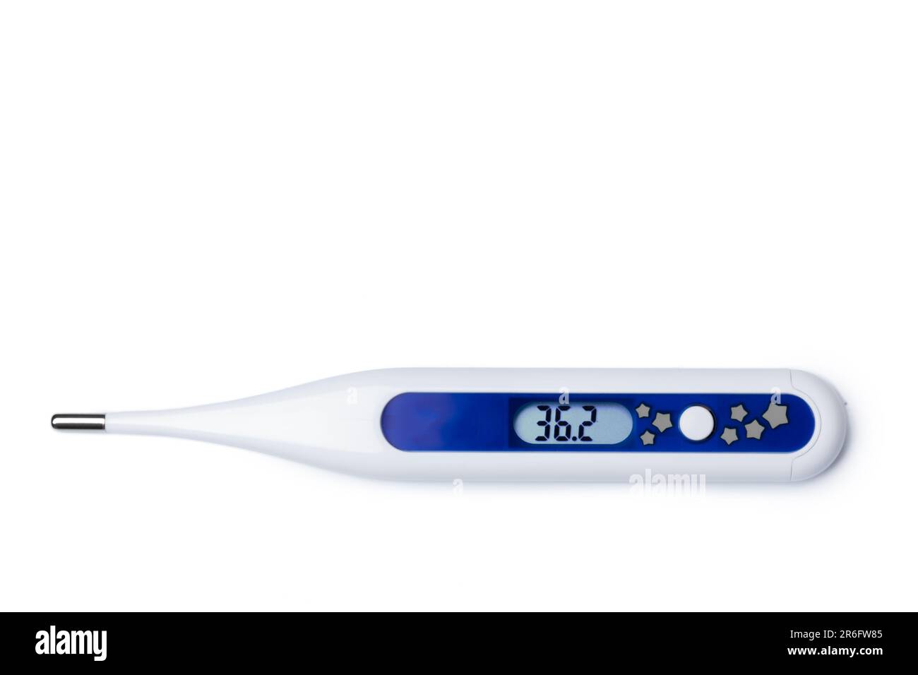 Electronic modern thermometer isolated Stock Photo - Alamy