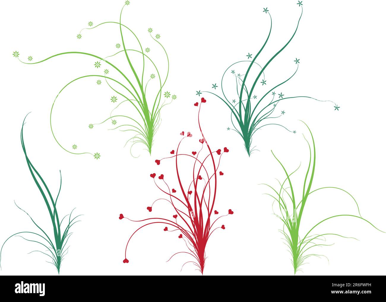 Simple branch designs Stock Vector Images - Alamy