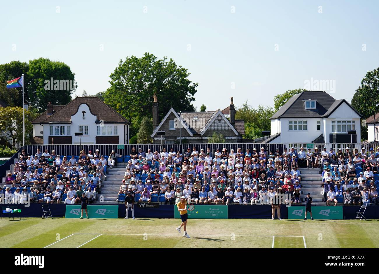 Andy Murray during his quarter final match against Jason Kubler (not ...