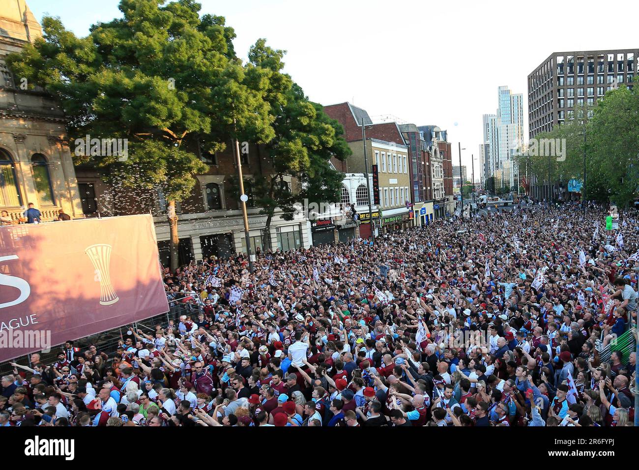 London, UK. 08th June, 2023. West Ham United fans during the West Ham ...