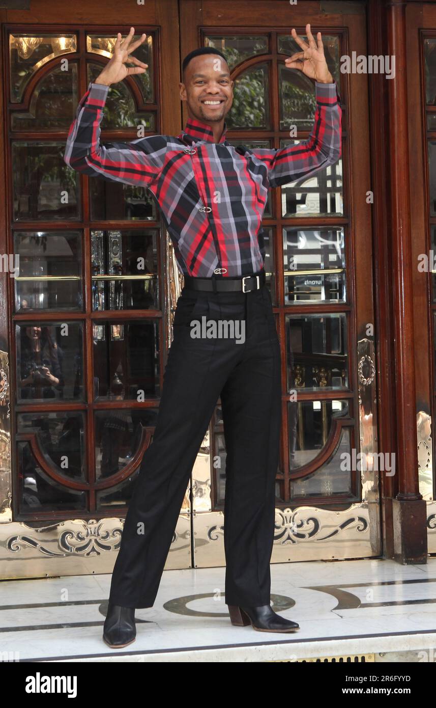 London.UK. International dancing champion Johannes Radebe at a ...