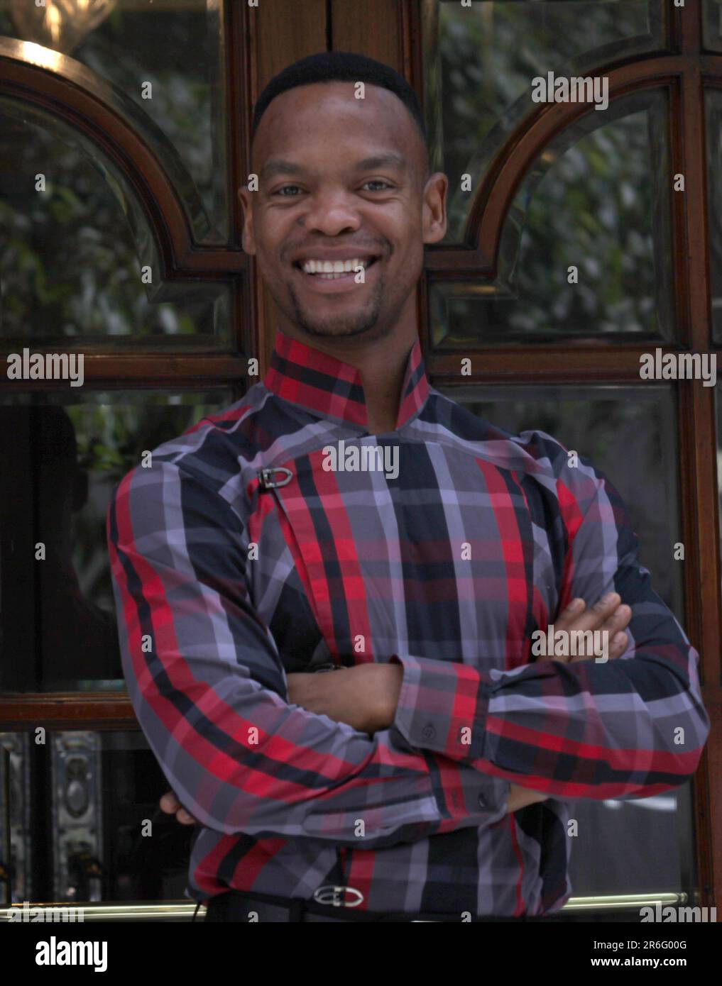 London.UK. International dancing champion Johannes Radebe at a ...