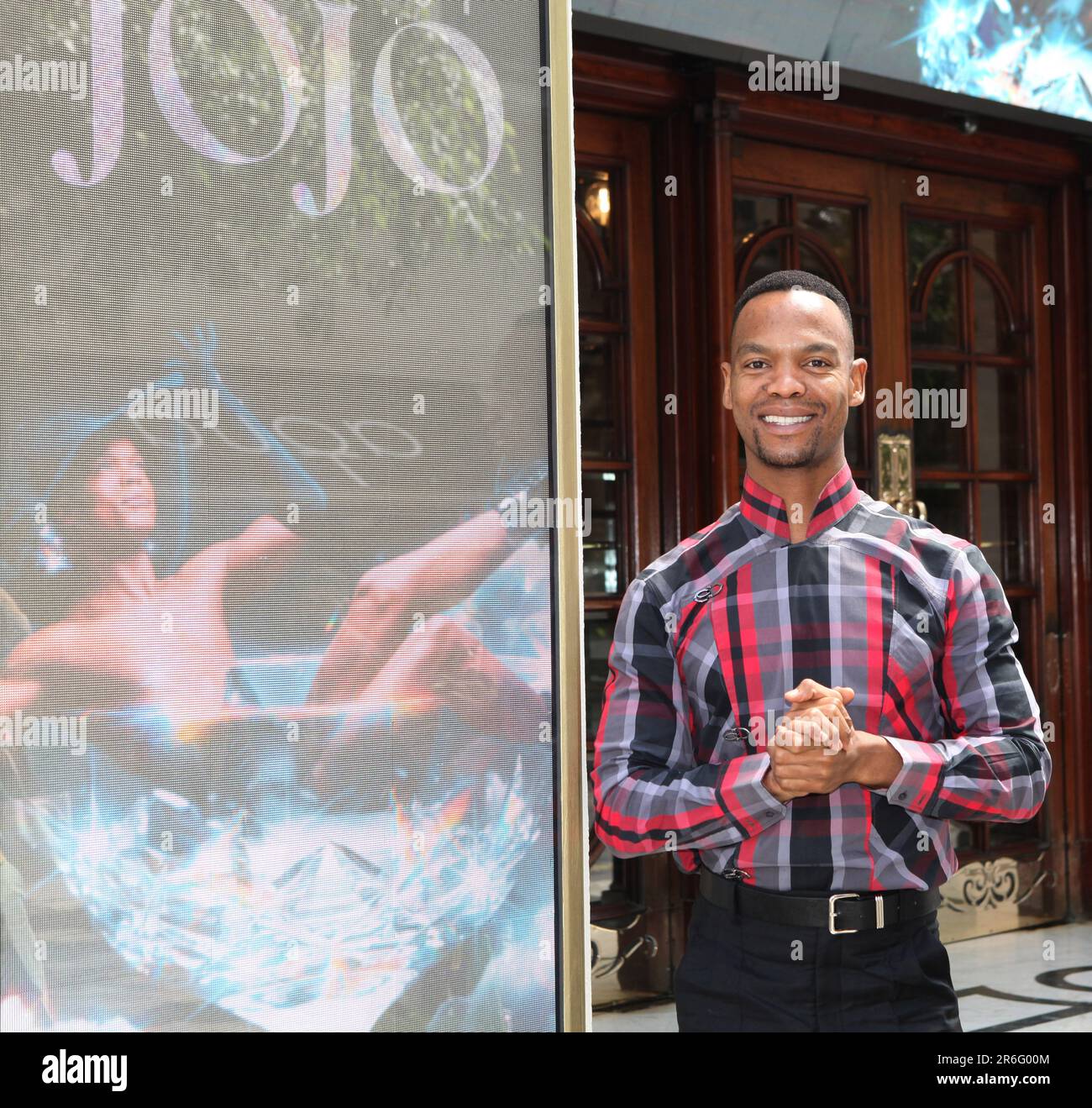 London.UK. International dancing champion Johannes Radebe at a ...