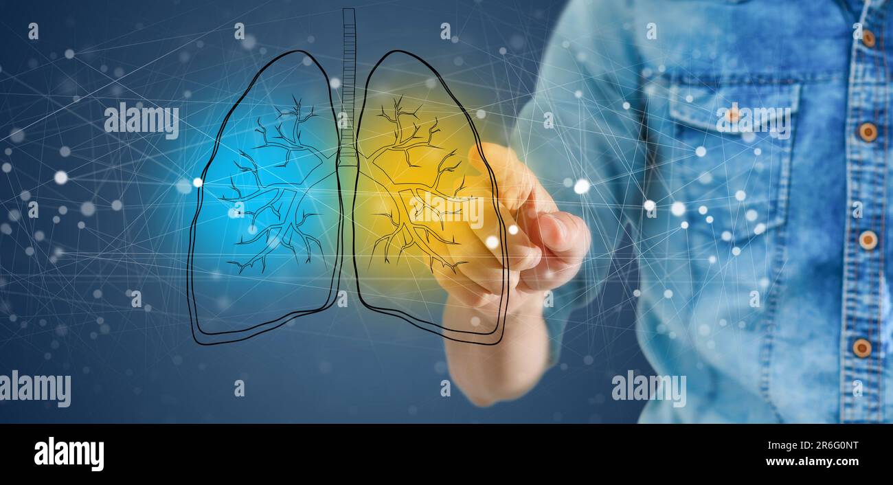 Artificial intelligence in smart healthcare hospital technology concept ...