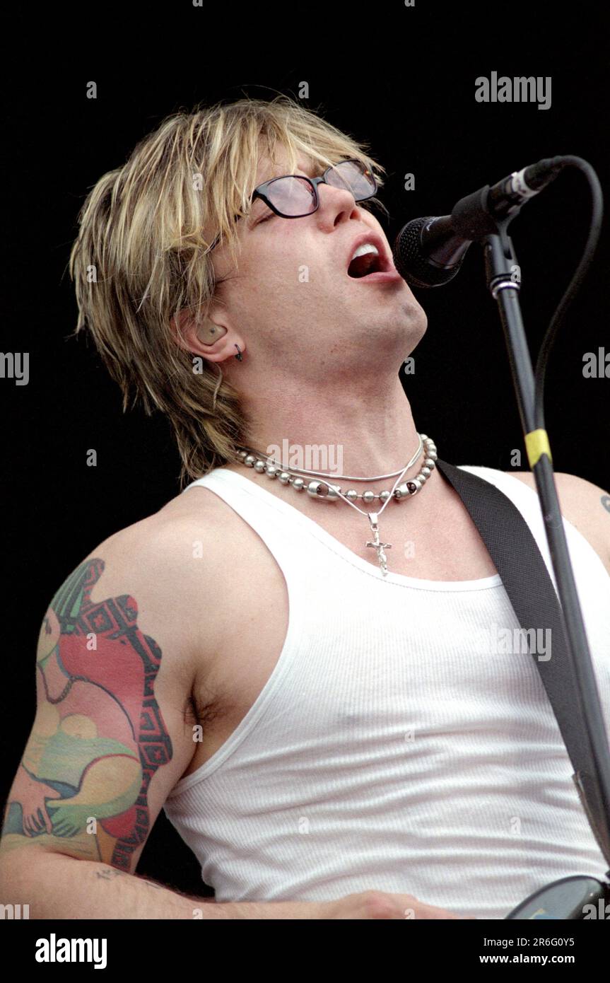 Imola Italy 1999-06-19 : John Rzeznik singer and guitarist of Goo Goo ...