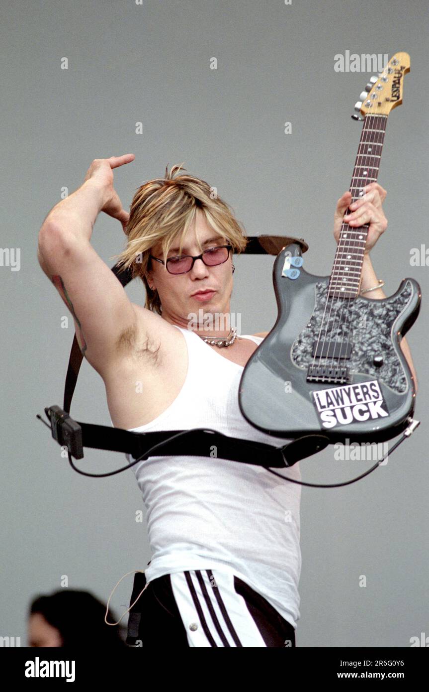 Imola Italy 1999-06-19 : John Rzeznik singer and guitarist of Goo Goo ...